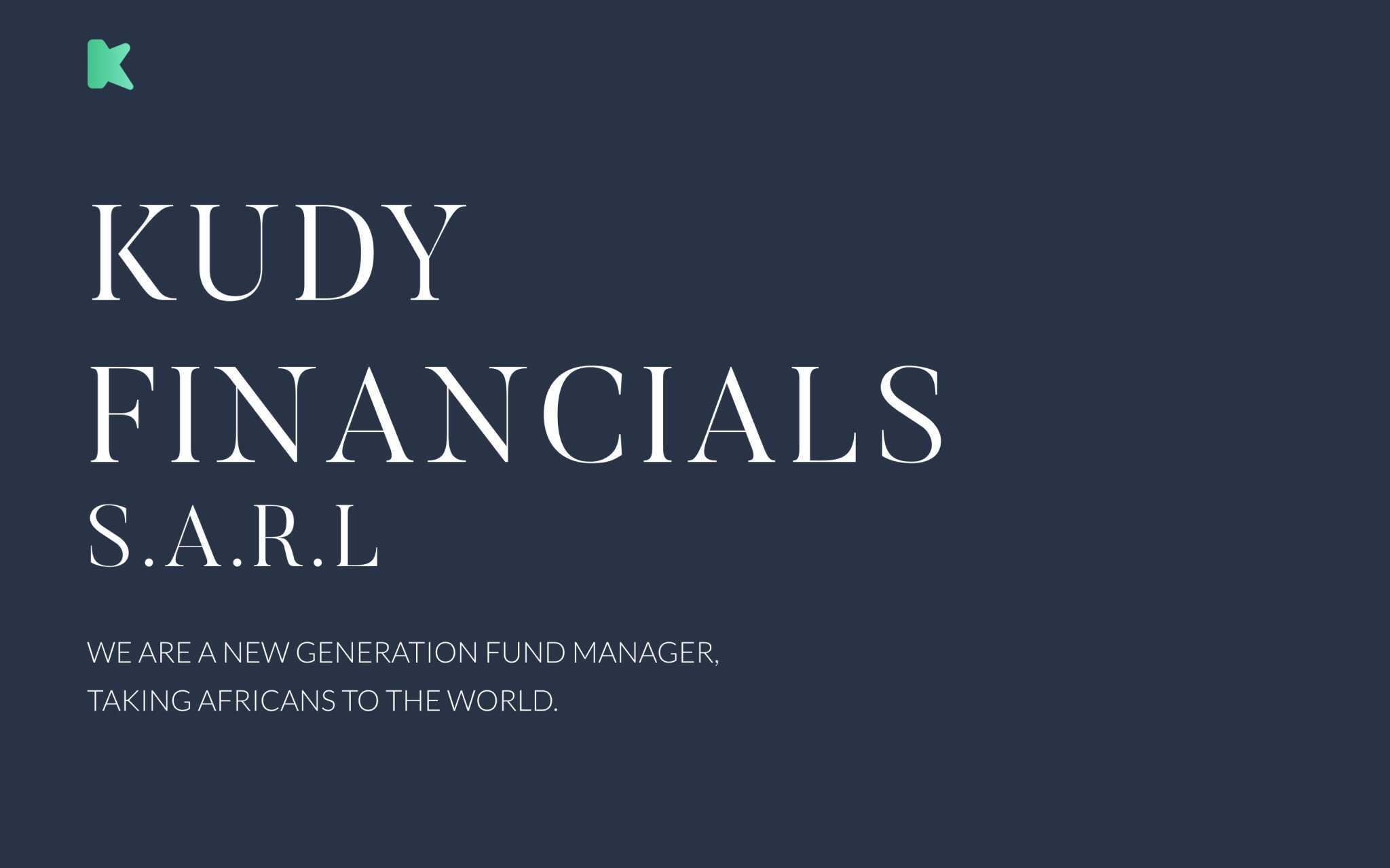 Kudy Financials Limited | SEC-Licensed Fund Management Company